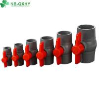 China Glue Connection Form PVC Plumbing Material Plastic Ball Valve for Vietnam Efficiency for sale