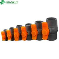 China Glue Connection Form PVC Plumbing Material Plastic Ball Valve for Vietnam Efficiency for sale