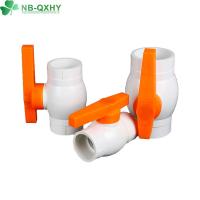 China Low Temperature Straight Through Type PVC Irrigation Ball Valve for Water Supply System for sale
