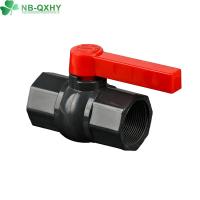 China Top Chinese of Customizable PVC Octangle Ball Valve for Agriculture Field Water Media for sale
