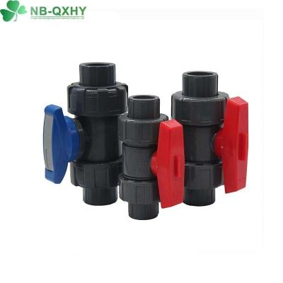 China 1-1/2 prime Flexible PVC Ball Valve Perfect for Agriculture Field at Medium Pressure for sale