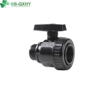 China PTFE Seat Seal PVC Single Union Ball Valve for Middle East Pipe System Irrigation Field for sale
