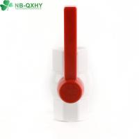 China Water Supply System PVC Compact Ball Valve Customized Request for Flexible Plumbing for sale