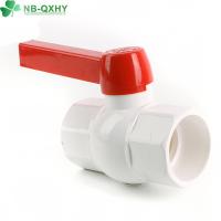 China Water Supply System PVC Compact Ball Valve Customized Request for Flexible Plumbing for sale