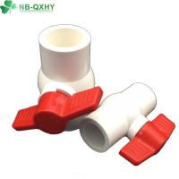 China Water Supply System PVC Compact Ball Valve Customized Request for Flexible Plumbing for sale