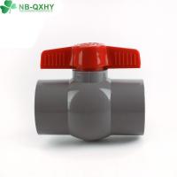 China Temperature Low Temperature PVC Compact Ball Valve for Straight Through Type Channel for sale