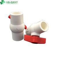 China Request Sample Customized High Thickness PVC Compact Ball Valve for Sewage Treatment for sale