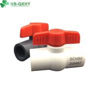 China Request Sample Customized High Thickness PVC Compact Ball Valve for Sewage Treatment for sale