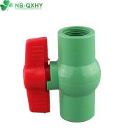 China Water Media Low Temperature PVC Plastic Compact Ball Valve with Good Heat Resistance for sale