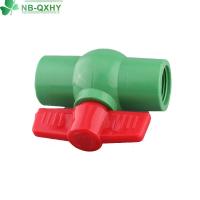 China Water Media Low Temperature PVC Plastic Compact Ball Valve with Good Heat Resistance for sale