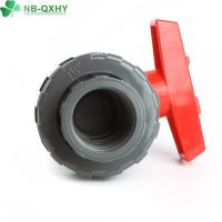 China Water Media Low Temperature PVC Plastic Compact Ball Valve with Good Heat Resistance for sale