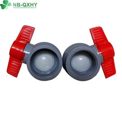 China Highly Durable PVC Ball Valve for Water Supply System Channel Straight Through Type for sale