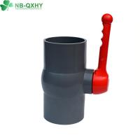 China Highly Durable PVC Ball Valve for Water Supply System Channel Straight Through Type for sale