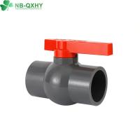 China Highly Durable PVC Ball Valve for Water Supply System Channel Straight Through Type for sale