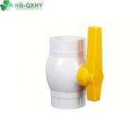 China Highly Durable PVC Ball Valve for Water Supply System Channel Straight Through Type for sale