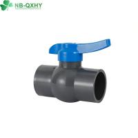 China Highly Durable PVC Ball Valve for Water Supply System Channel Straight Through Type for sale