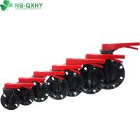 China Standard DIN ANSI JIS Wide PVC/ABS Handle CPVC/UPVC Butterfly Valve with NBR/EPDM O-Ring for sale
