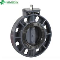 China Standard DIN ANSI JIS Wide PVC/ABS Handle CPVC/UPVC Butterfly Valve with NBR/EPDM O-Ring for sale