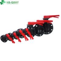 China Standard DIN ANSI JIS Wide PVC/ABS Handle CPVC/UPVC Butterfly Valve with NBR/EPDM O-Ring for sale