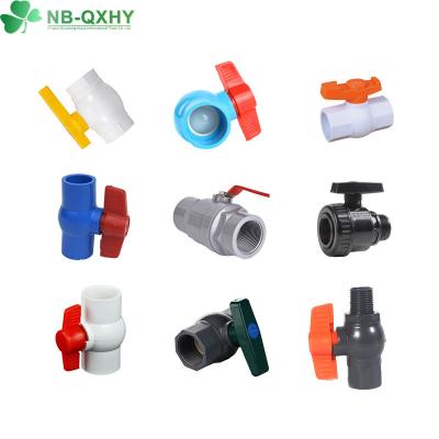 China Water Supply Plastic Ball Valve PVC UPVC CPVC Valve for Agricultural Field for sale