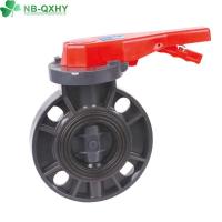 China Water Supply Control Valve Wafer Butterfly Valve with PVC Body and Free Sample Offer for sale
