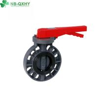 China Water Supply Control Valve Wafer Butterfly Valve with PVC Body and Free Sample Offer for sale