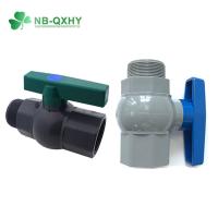 China Agricultural Irrigation System PVC Ball Valve Male Female Threaded Valve 1/2
