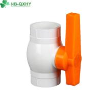 China White High Pressure PVC Ball Valve for Water Supply High Thickness and Blow-Down Valve for sale