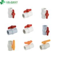 China White High Pressure PVC Ball Valve for Water Supply High Thickness and Blow-Down Valve for sale
