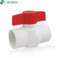 China White High Pressure PVC Ball Valve for Water Supply High Thickness and Blow-Down Valve for sale