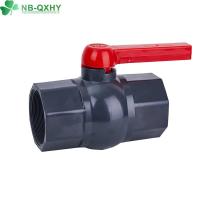 China Straight Through Type Compact UPVC/PVC Round Ball Valve for Customized Requirements for sale