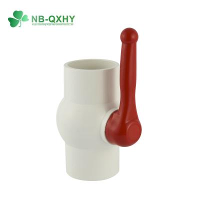 China Large Sizes Plastic PVC Ball Valve for Water Supply ANSI Standard Fixed for sale
