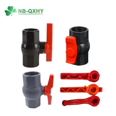 China Blow-Down Valve Function High Thickness Plastic PVC Octagonal Ball Valve with Thread Ends for sale
