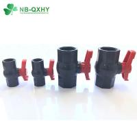 China Blow-Down Valve Function High Thickness Plastic PVC Octagonal Ball Valve with Thread Ends for sale