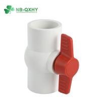 China Manual Driving Mode Water Media Compact Ball Valve Plastic PVC Valve with Competitive for sale
