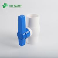 China 2 Inch PVC Ball Valve with Long Handle ASTM Standard Blue Socket and Threaded Type Pn10 for sale