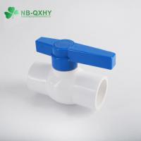 China Industrial Grade 1 Inch PVC Ball Valve with UV Protection and Manual Driving Mode for sale