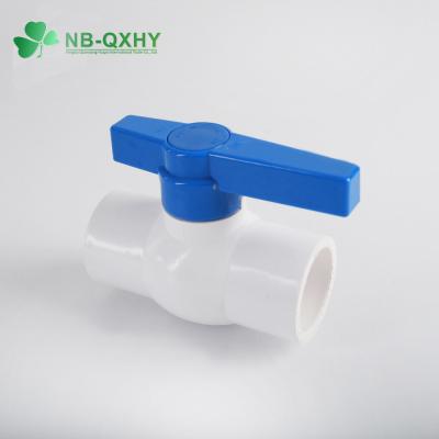 China Industrial Grade 1 Inch PVC Ball Valve with UV Protection and Manual Driving Mode for sale