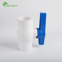 China Industrial Grade 1 Inch PVC Ball Valve with UV Protection and Manual Driving Mode for sale