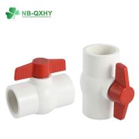 China Industrial Grade 1 Inch PVC Ball Valve with UV Protection and Manual Driving Mode for sale