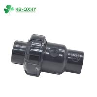 China 1/2 prime PVC Ball Type Single Union Check Valve for Water Supply at Competitive for sale
