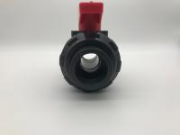 China Industry Pn16 PVC Grey True Union Ball Valve with Foot Socket or Threaded Connection Form for sale