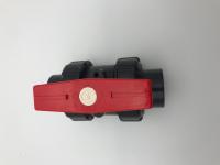 China Industry Pn16 PVC Grey True Union Ball Valve with Foot Socket or Threaded Connection Form for sale