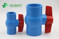 China UPVC Straight Through Type Compact Ball Valve for Water Treatment in Different Colors for sale