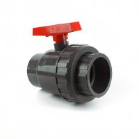 China Socket or Threaded Connection Form White Popular Pn10 Standard Plastic Single Union Valve for sale