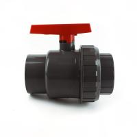 China Socket or Threaded Connection Form White Popular Pn10 Standard Plastic Single Union Valve for sale