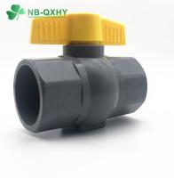 China Viet Nam Marketing 100% Material Glue Connection Octangle Ball Valve with Seat/Base for sale