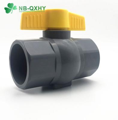 China Viet Nam Marketing 100% Material Glue Connection Octangle Ball Valve with Seat/Base for sale