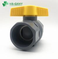 China Viet Nam Marketing 100% Material Glue Connection Octangle Ball Valve with Seat/Base for sale