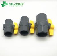 China Solid Handle PVC Octangle Ball Valve for Low Temperature Agricultural Irrigation for sale
